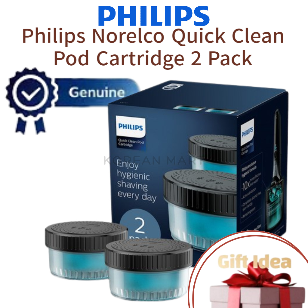 Philips Quick Clean Pod Cartridges for Electric Shavers CC12/51 ...