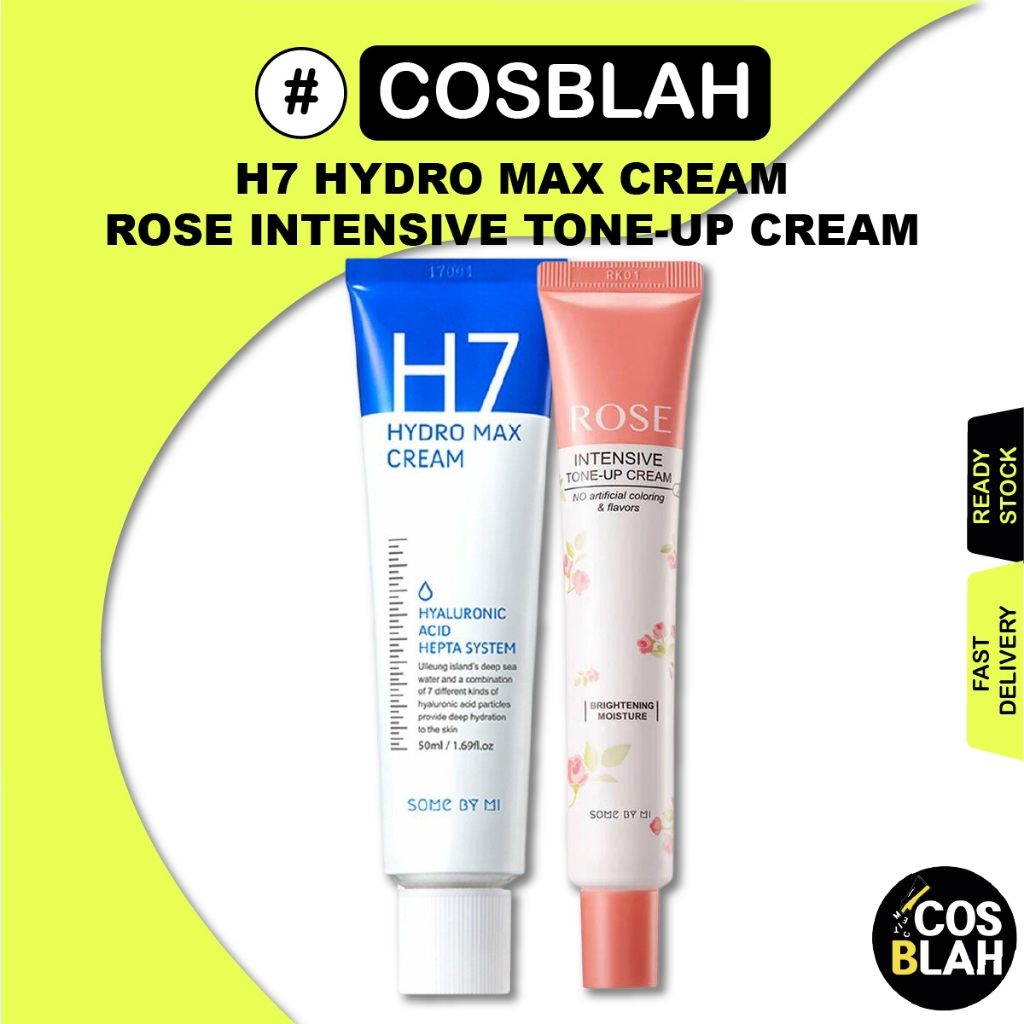 SOMEBYMI Rose Intensive Tone up Cream 50ml / H7 Hydro Max Cream 50ml ...