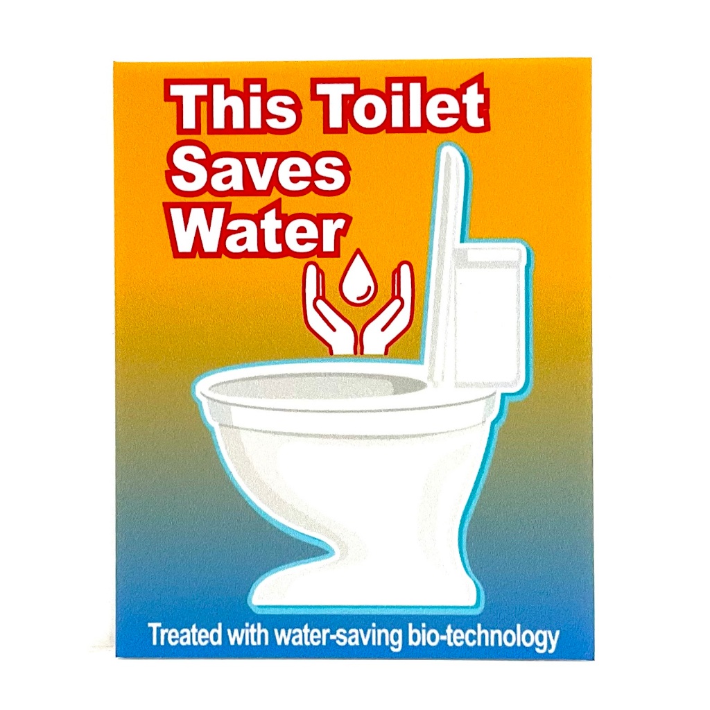 THIS TOILET SAVES WATER SIGN/SIGNAGE | WASHROOM SIGN, SAVING SIGN ...