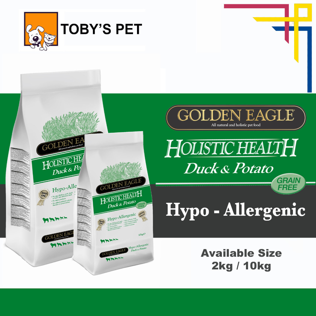 Golden Eagle Holistic Health Grain Free Hypo-Allergenic Duck & Potato Dry Dog Food (Available ...