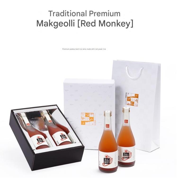 [KOREA] Red Monkey Gift Set – Traditional Premium Makgeolli ( Korean ...