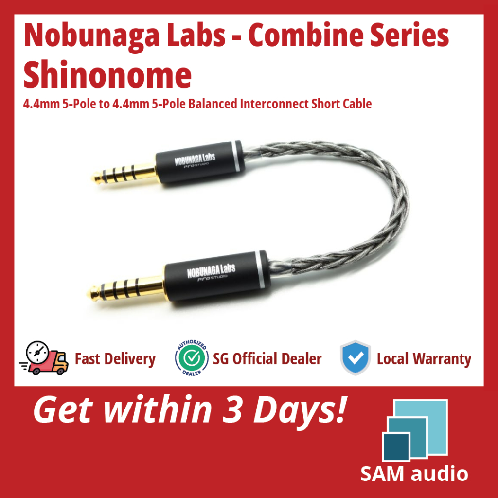 [ SG] NOBUNAGA LABS COMBINE SERIES Interconnect Cables - Karisaka / Shinonome | Shopee Malaysia