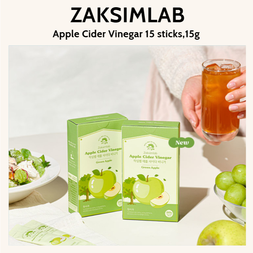 ZAKSIM LAB Apple Cider Vinegar 15 sticks,15g | Shopee Malaysia