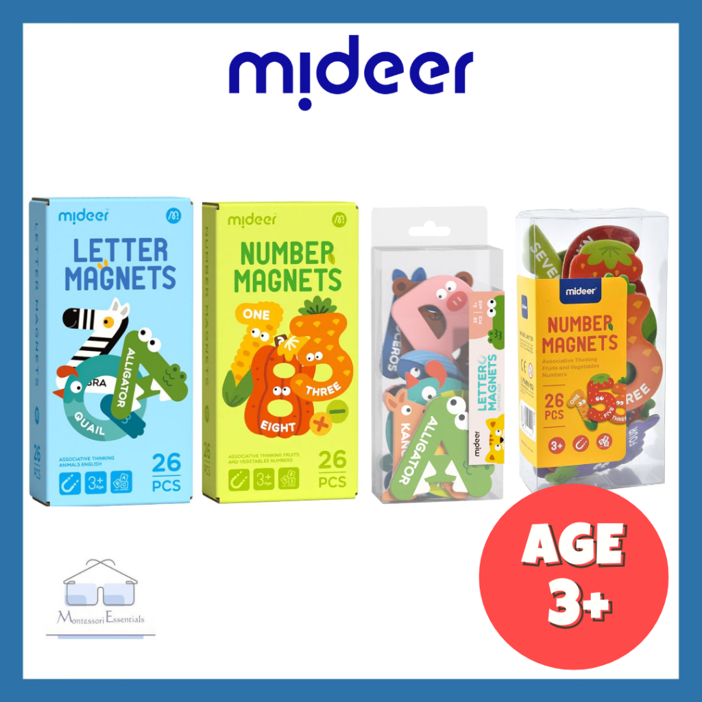 Mideer Magnets Children Kids Learning Alphabets Numbers Early Learning ...