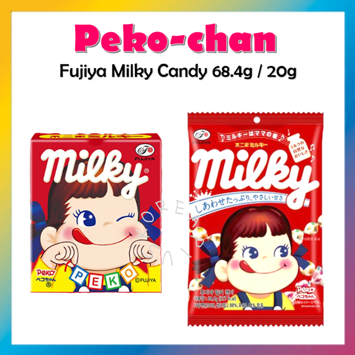 [Peko-chan] Fujiya Milk Candy (68.4g, 20g) | Shopee Malaysia