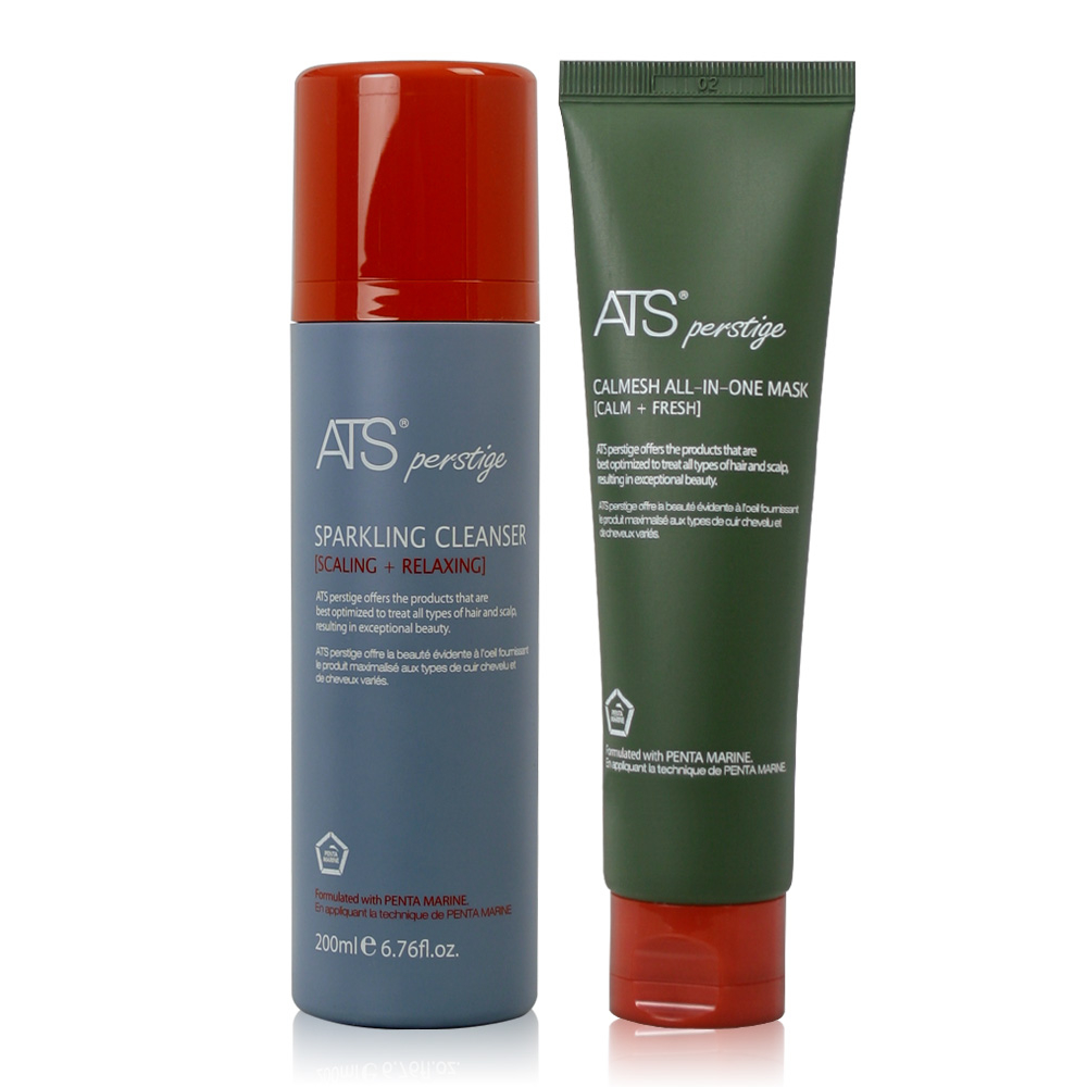 ATS Perstige SPARKLING CLEANSER 200ml / CALMESH MASK 200ml | Shopee ...