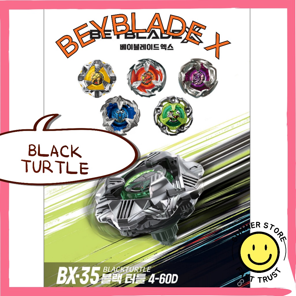 [TAKARA TOMY]BEYBLADE X RANDOM BOOSTER Vol.4 BX-35 BLACK TURTLE 4-60D | Shopee Malaysia