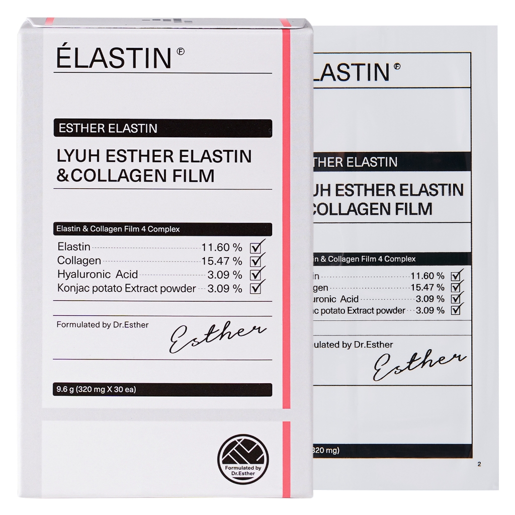 [Esther Formula] Elasin & Collagen Film | 320mg X 30 films | Skin ...