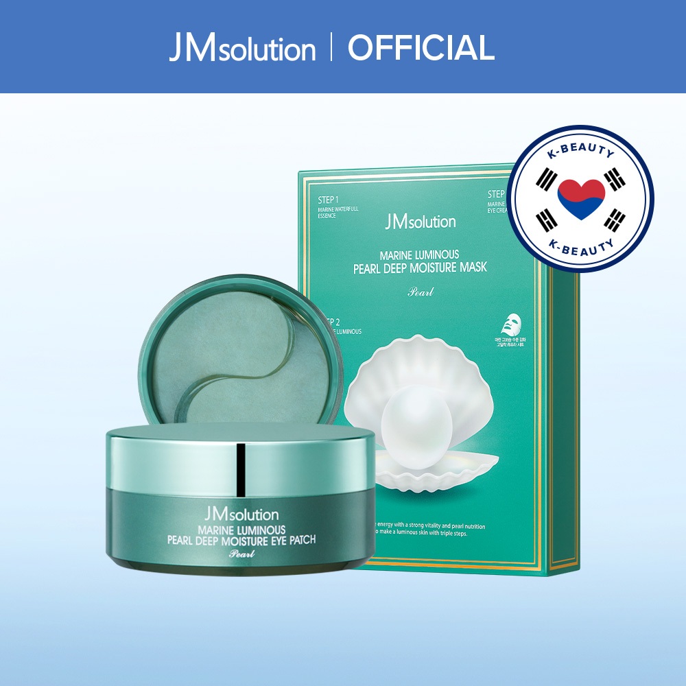 [JMSOLUTION] MARINE LUMINOUS PEARL DEEP MOISTURE EYE PATCH + MASK ...