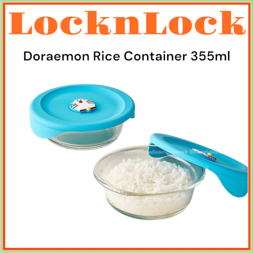 [LocknLock] Doraemon Rice Container 355ml (1p / 3p) | Shopee Malaysia