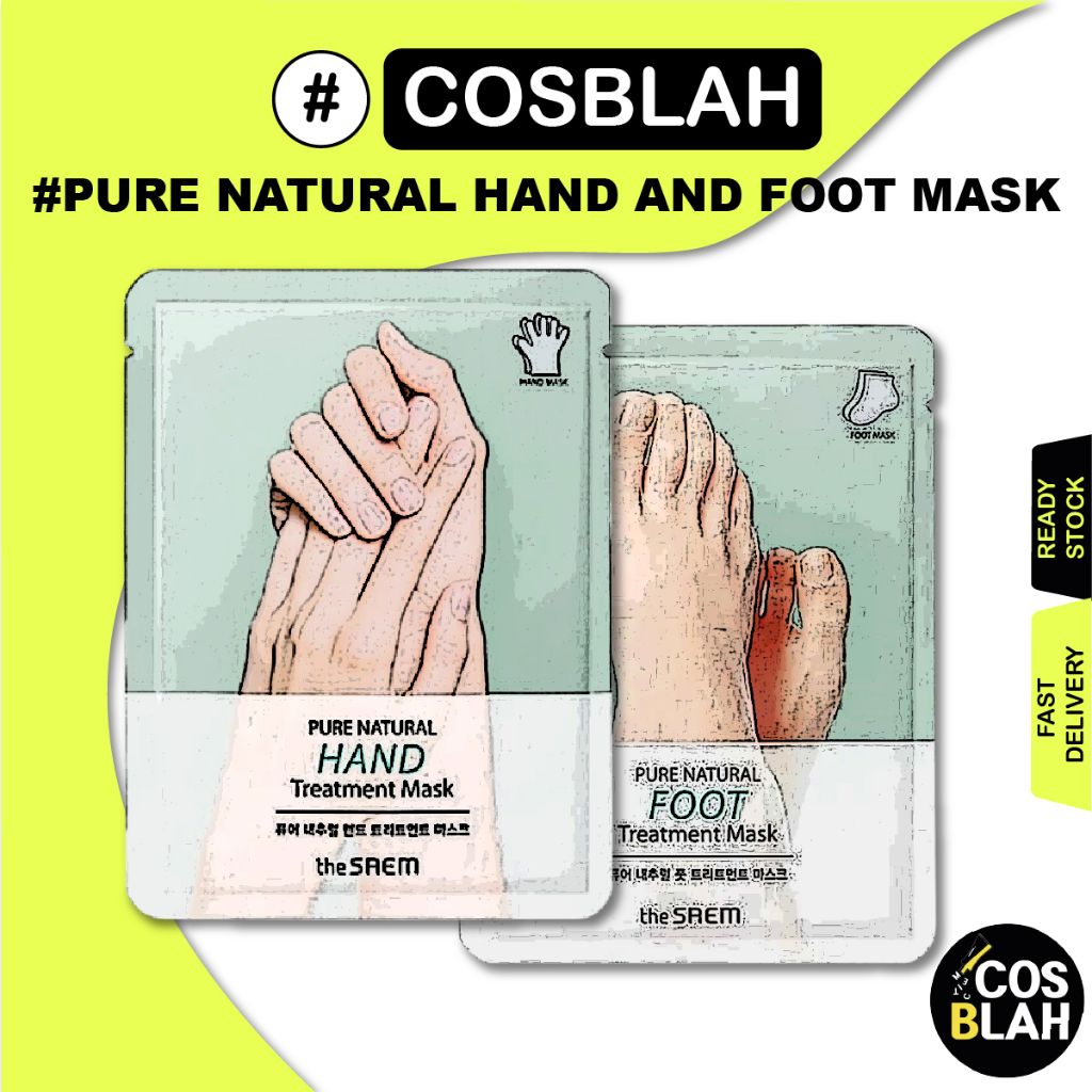 The Saem Pure Natural Hand / Foot Mask - Ready Stocks | Shopee Malaysia