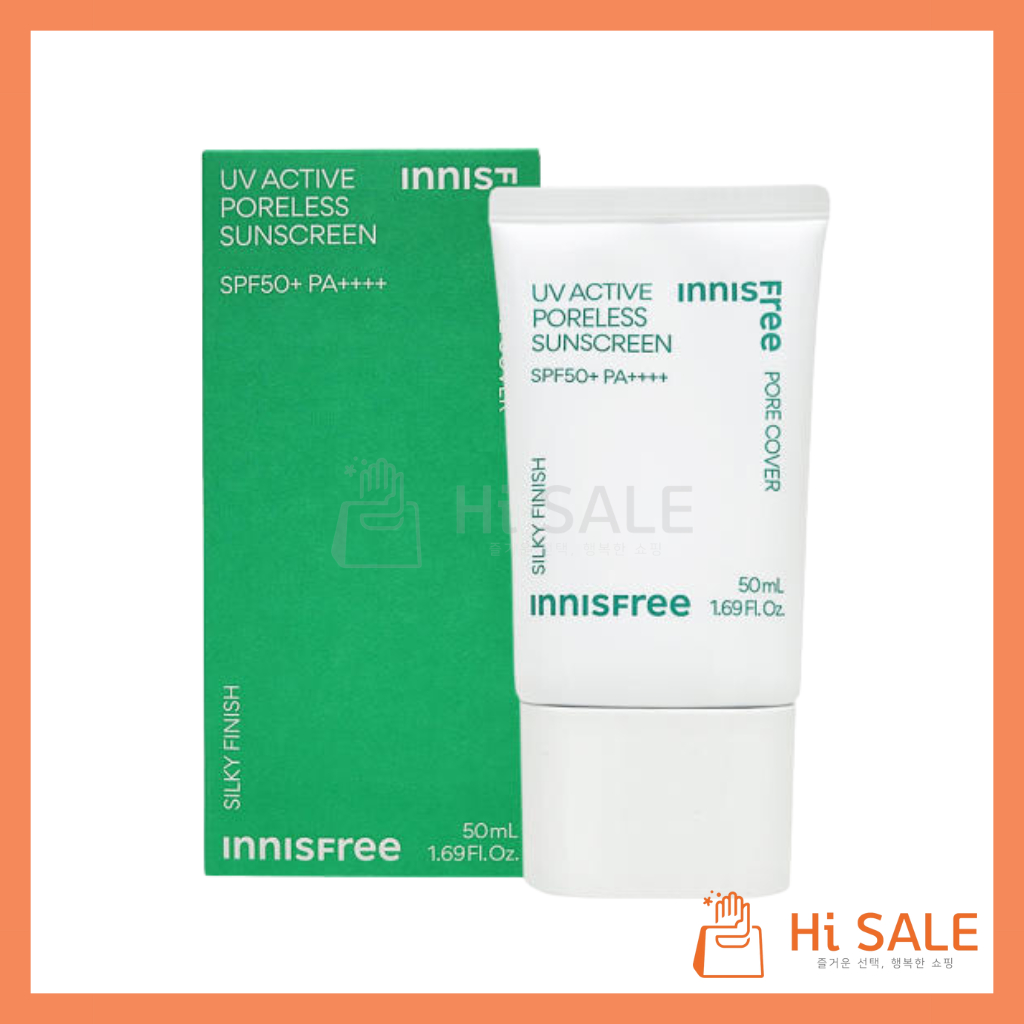 INNISFREE UV Active Poreless Sunscreen SPF 50+ PA++++ 50ml | Shopee Malaysia