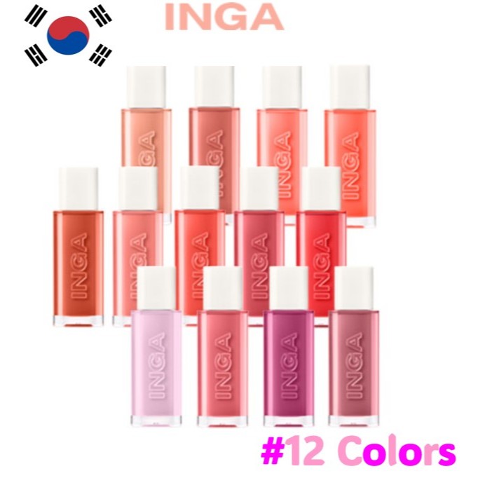 INGA Water Glow Lip Tint(Rosy Rose, 4.5g) | Shopee Malaysia