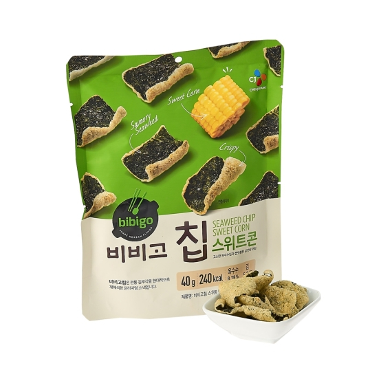 [CJ] Bibigo Seaweed Crispy Chip Series 40g | Shopee Malaysia