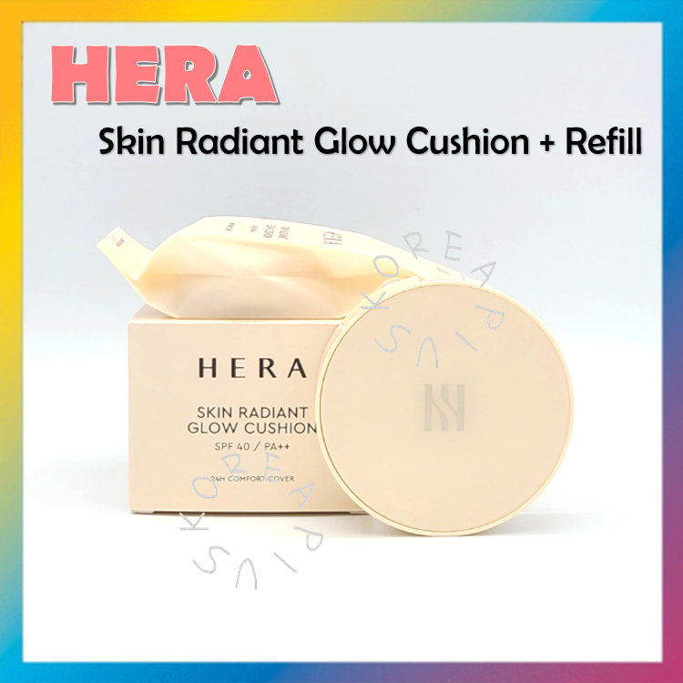 [HERA] Skin Radiant Glow Cushion SPF40 PA++ 15g & Refill 15g | Shopee Malaysia