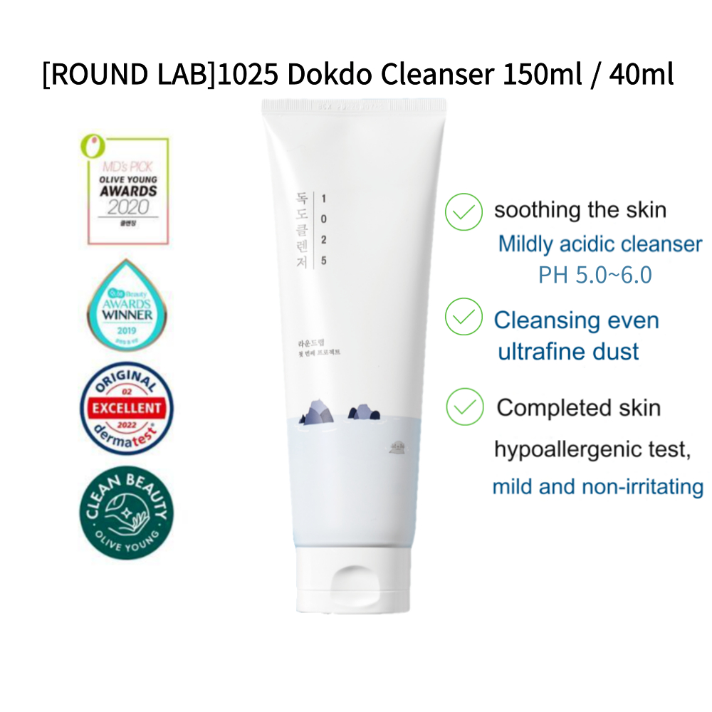 [ROUND LAB]1025 Dokdo Cleanser 150ml Moisturizing, Cleansing, Gentle ...