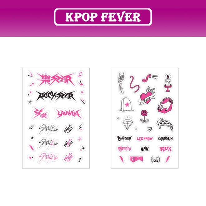 STRAY KIDS - SKZOO ROCK STAR MD (TATTO STICKER) | Shopee Malaysia