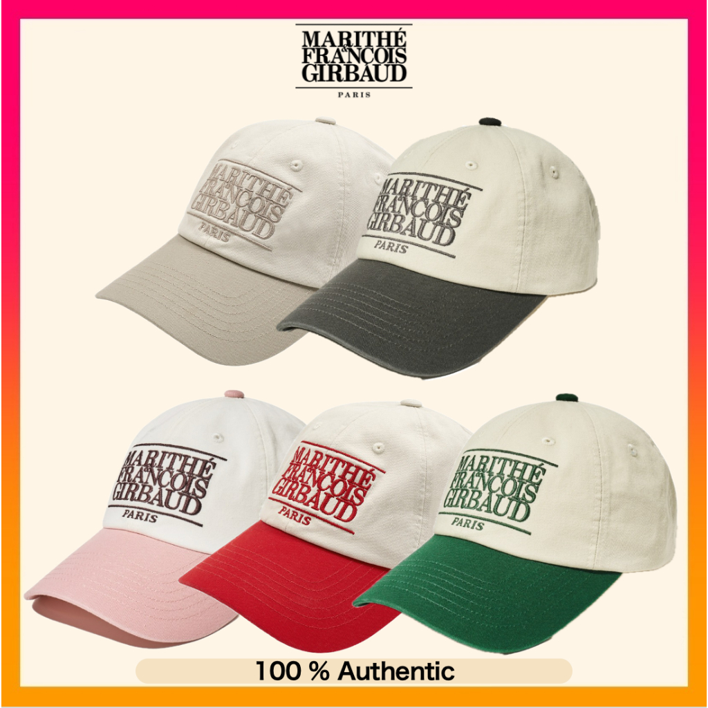 [Celebrity's PICK] MARITHE FRANCOIS GIRBAUD Classic Logo 6Panel Color ...