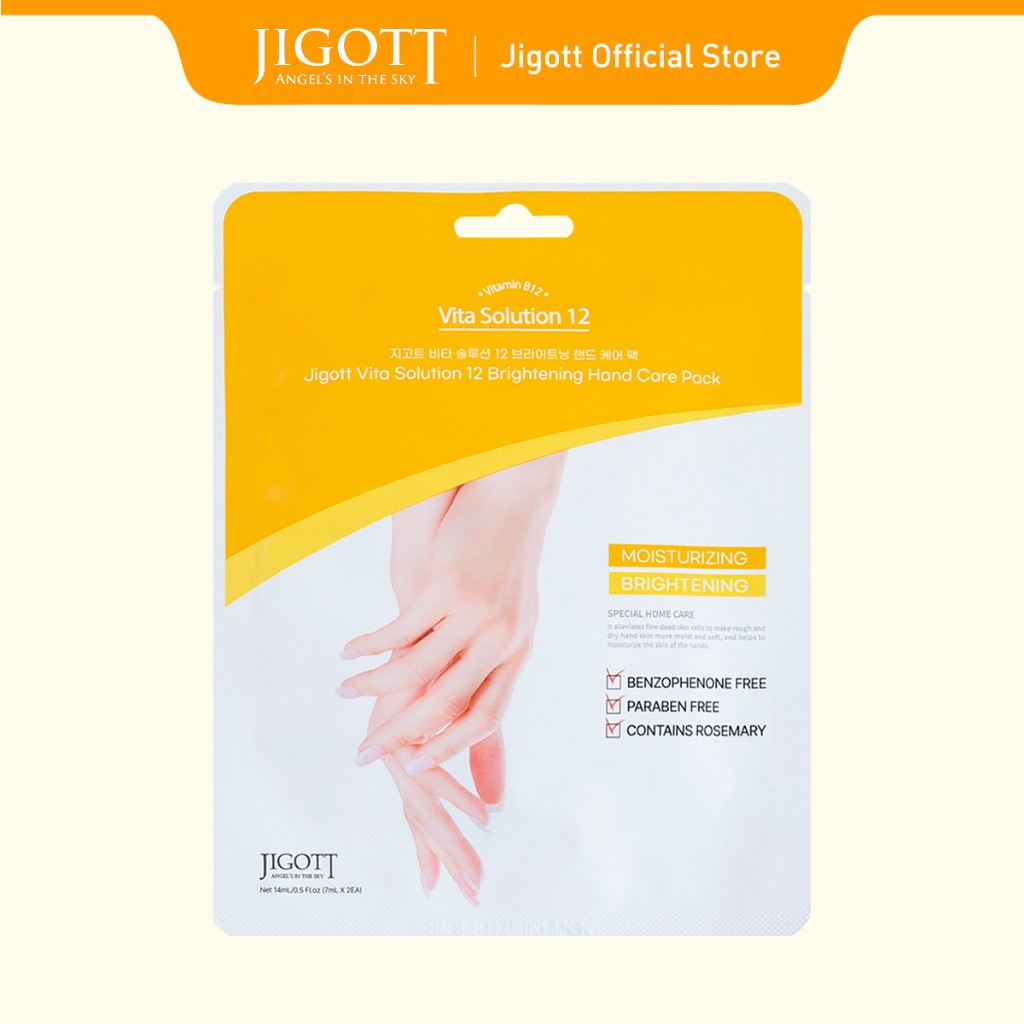 JIGOTT Vita Solution Brightening Nourishing Hand Mask Pack (1 Pair ...