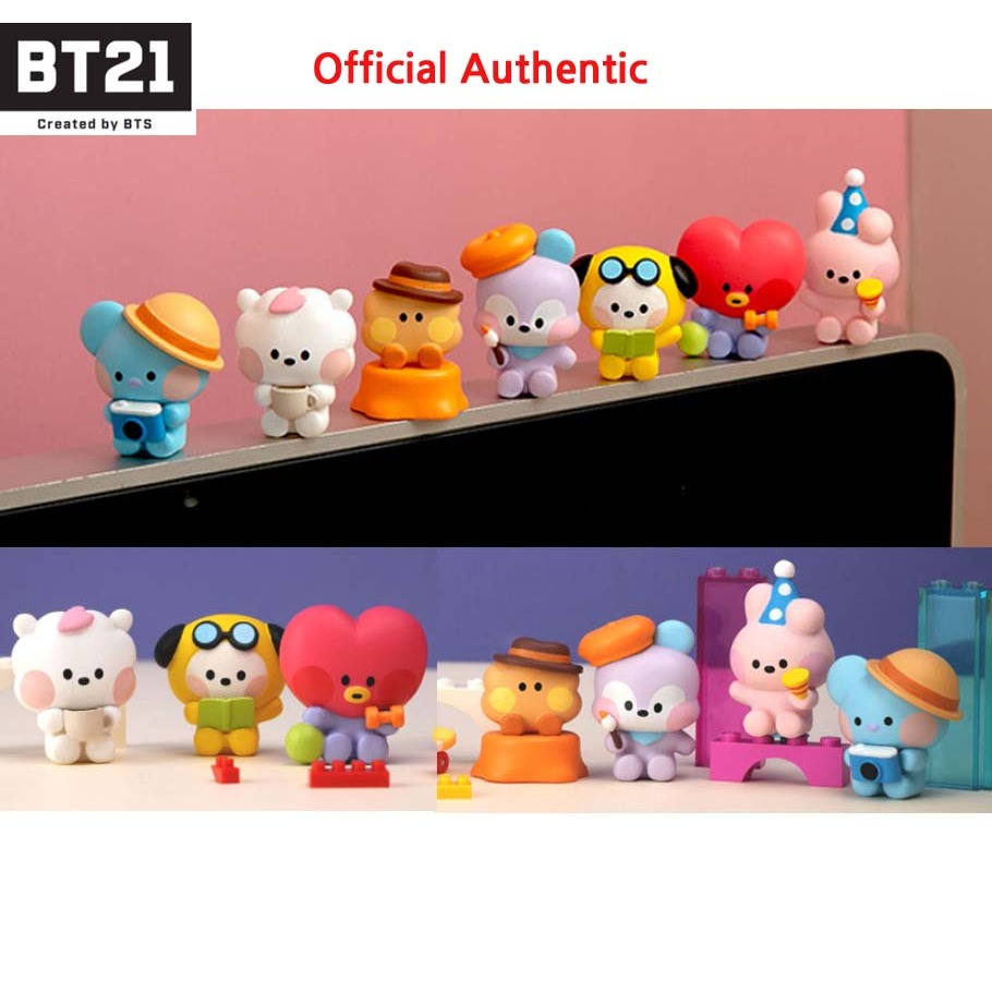 BTS BT21 Official Minini Universtar MONITOR FIGURE Authentic Goods | Shopee Malaysia