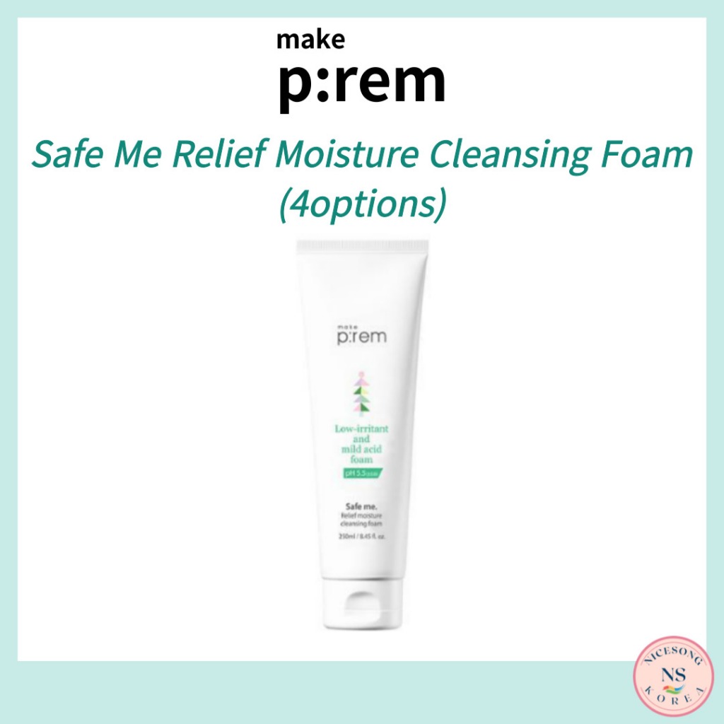 [make p:rem]make p:rem Safe Me Relief Moisture Cleansing Faom (150ml ...
