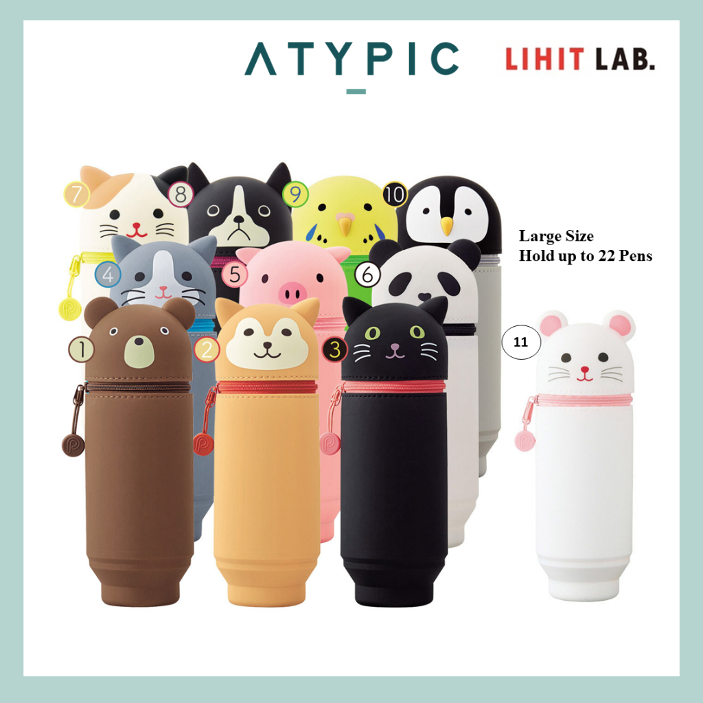 LIHIT LAB. PuniLabo Stand Up Pen Case (Large Size) | Shopee Malaysia