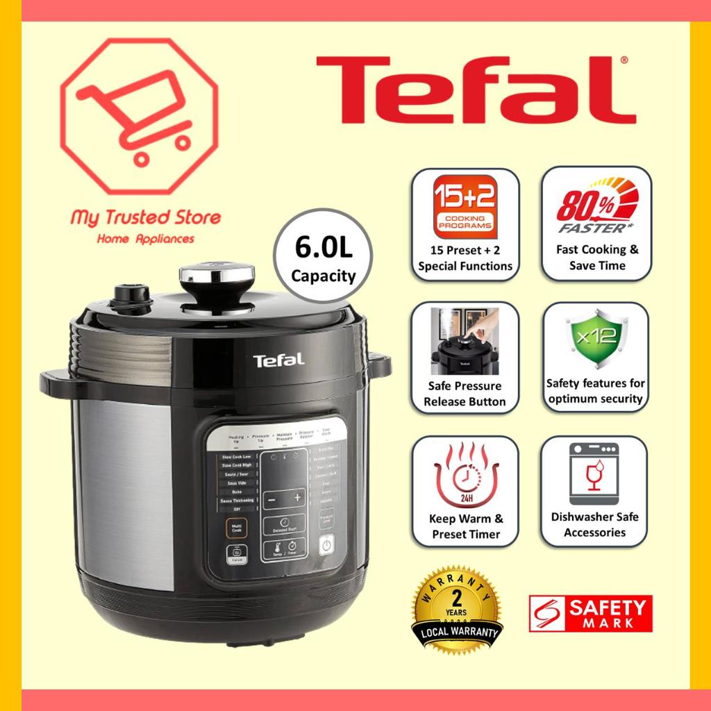 Tefal CY601 Home Chef Smart Electric Pressure & Multicooker | Shopee Malaysia