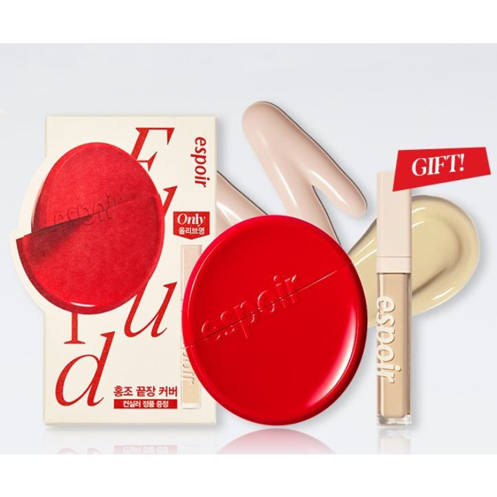 【Espoir】 Be Velvet Fluid Foundation 30g + Concealer Special Set ...