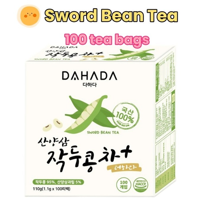 [DAHADA] Wild Ginseng Sword Bean Tea 100 tea bag | Shopee Malaysia