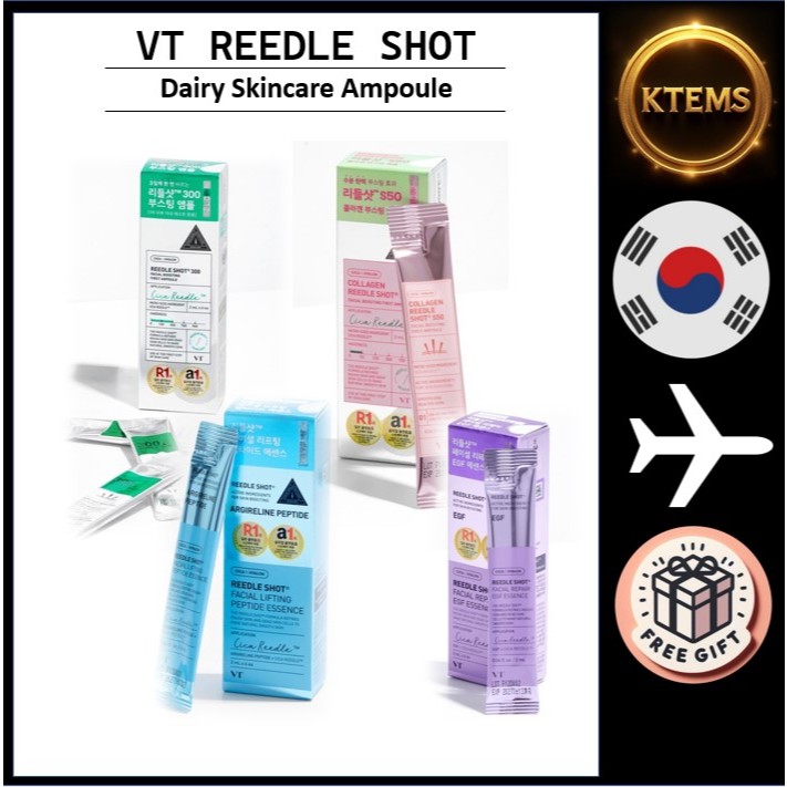 [VT] Reedle Shot Facial Boosting First Ampoule & Essence / Daily Care / 2ml x 6ea | Shopee Malaysia