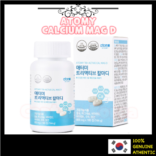 Atomy tri active Cal MAG D 800 mg x 180 tablets | Shopee Malaysia