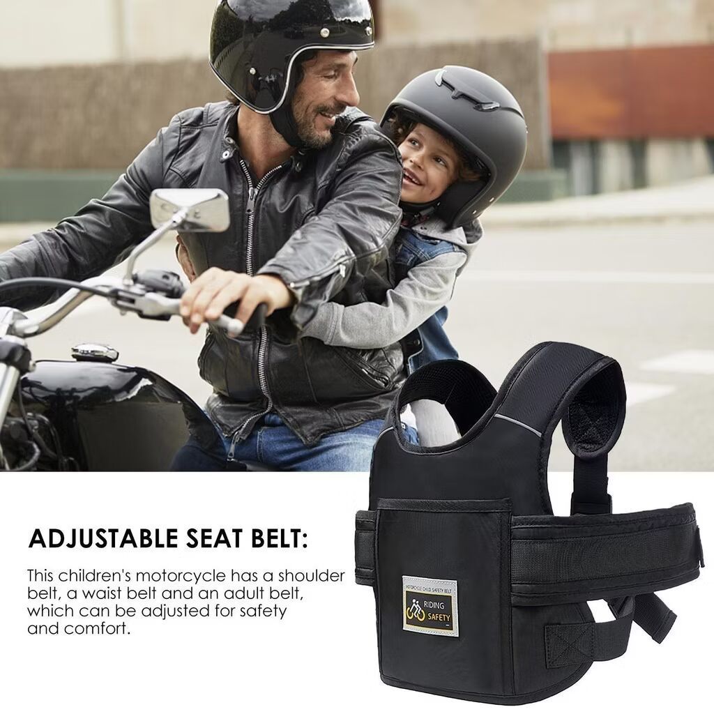 Child Motorcycle Safety Harness Adjustable Kids Safety Belt for ...