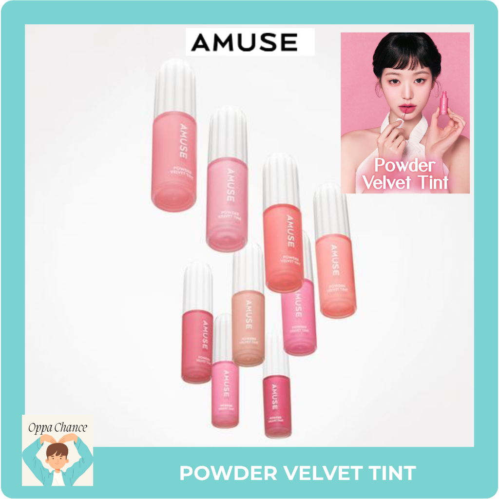 [Amuse] Powder Velvet Tint (8 colors) | Shopee Malaysia