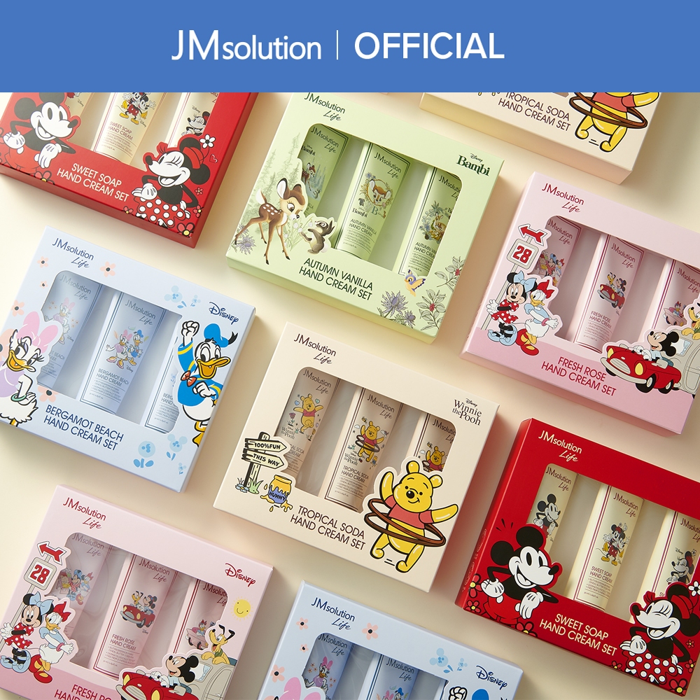 [JMSOLUTION] DISNEY HAND CREAM SET 5types (50ml x 3ea) | Shopee Malaysia