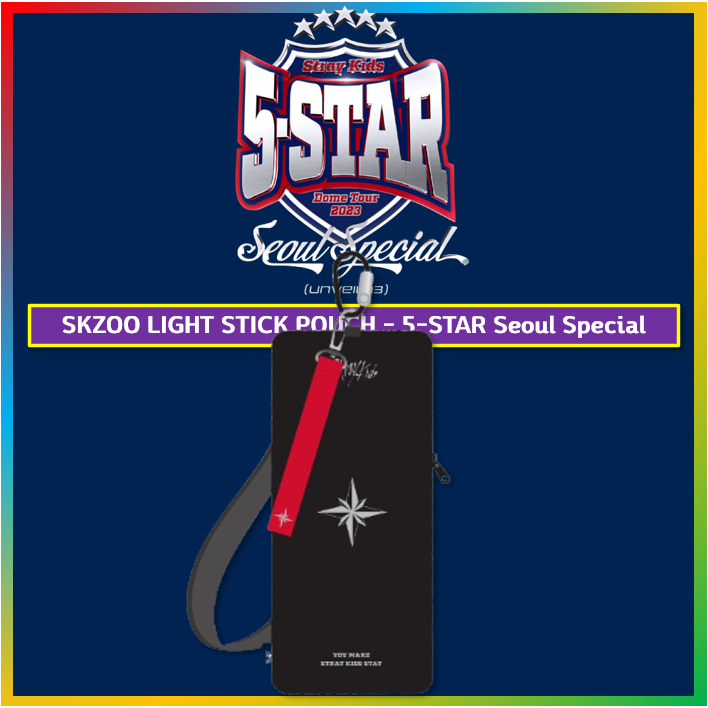 (Ready To Ship) Stray Kids LIGHT STICK POUCH - 5-STAR Seoul Special ...