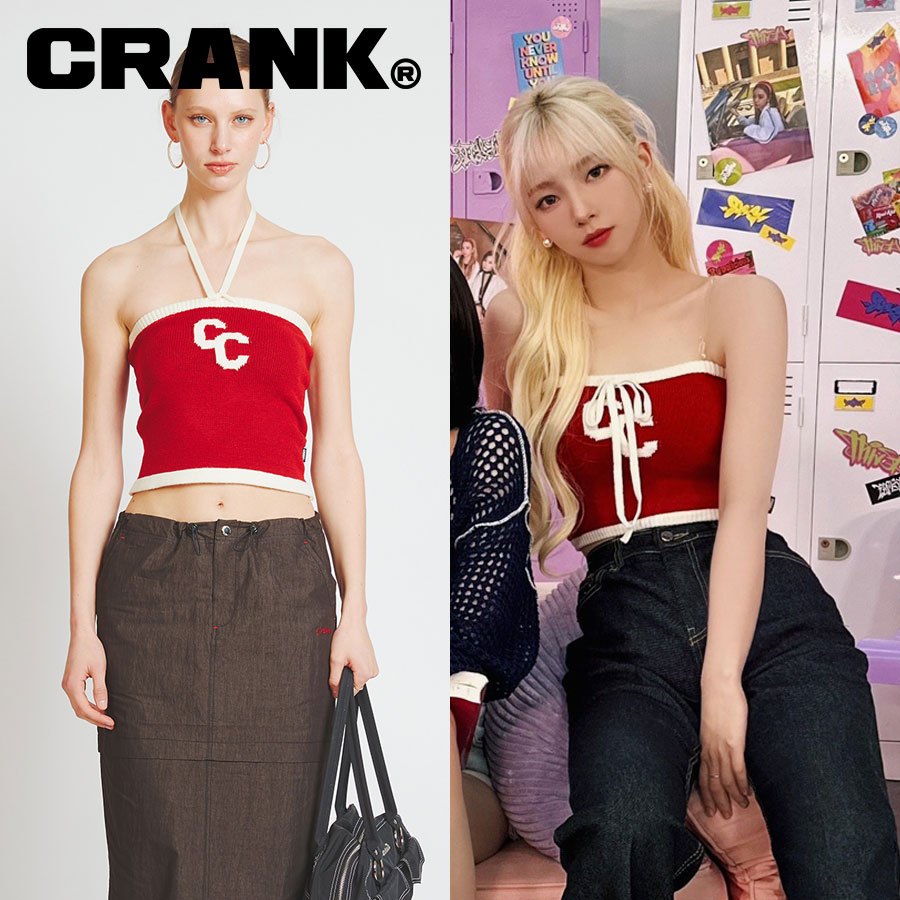 [aespa KARINA Pick] String Knit Tube Top (Korean Idol Pick Wear aespa KARINA) | Shopee Malaysia
