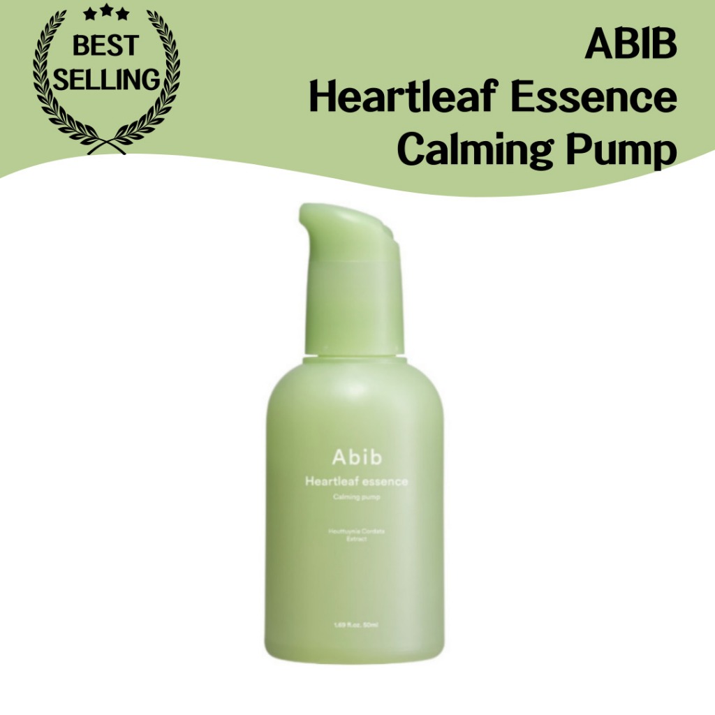 Abib Heartleaf Essence Calming Pump 50 ml Non-Comedogenic Moisture Skin ...