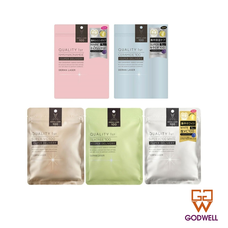 QUALITY FIRST - Derma Laser Mask 7pcs/1Pack (Tea Tree100/NMN+Niacinamide/Super VC100) - Ship ...