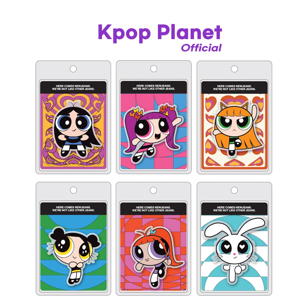 NewJeans - THE POWERPUFF GIRLS x NJ ACRYLIC PHONE GRIP | Shopee Malaysia