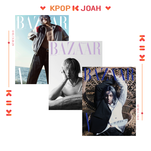 BAZAAR KOREA 2024.02 - COVER: BTS V (5th Feb.2024) | Shopee Malaysia