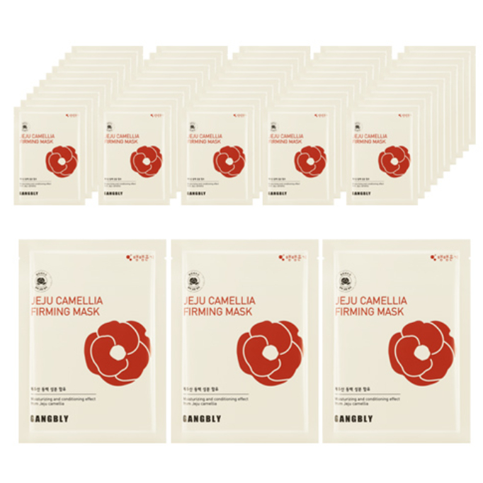 [Made in Korea] Gangbly the true farm Jeju camellia firming mask pack ...