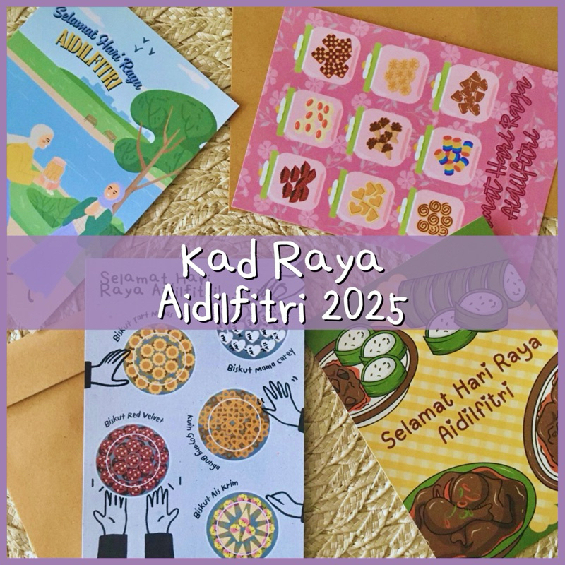 KAD RAYA AIDILFITRI 2025 - KAD RAYA CANTIK | Shopee Malaysia