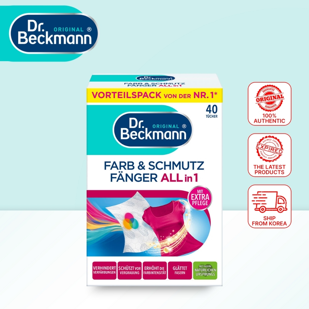 Dr Beckmann Colour & Dirt Collector - 40 Sheets, Laundry Color Catcher ...