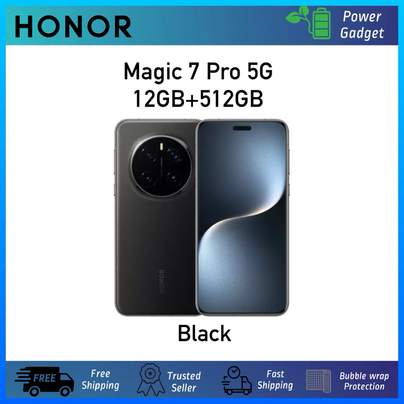 HONOR Magic 7 Pro 5G [12GB+512GB | 16GB+1TB] 100W Supercharge 200MP Triple Rear Camera Original ...