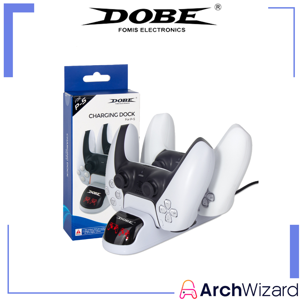 Dobe PS5 DualSense Controller Charging Dock Controller Charger ...