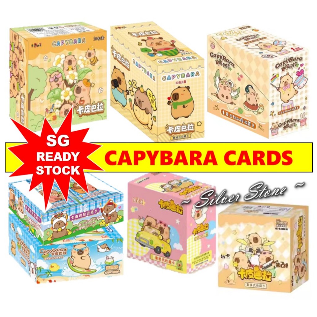 Capybara Cards King Flash Cards Cute Kapibara Trading Cards Collection ...