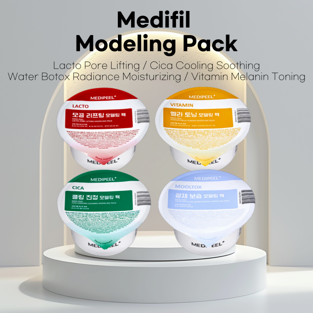 Medifil Modeling Pack 5ea - Lacto Pore Lifting, Cica Cooling Soothing ...