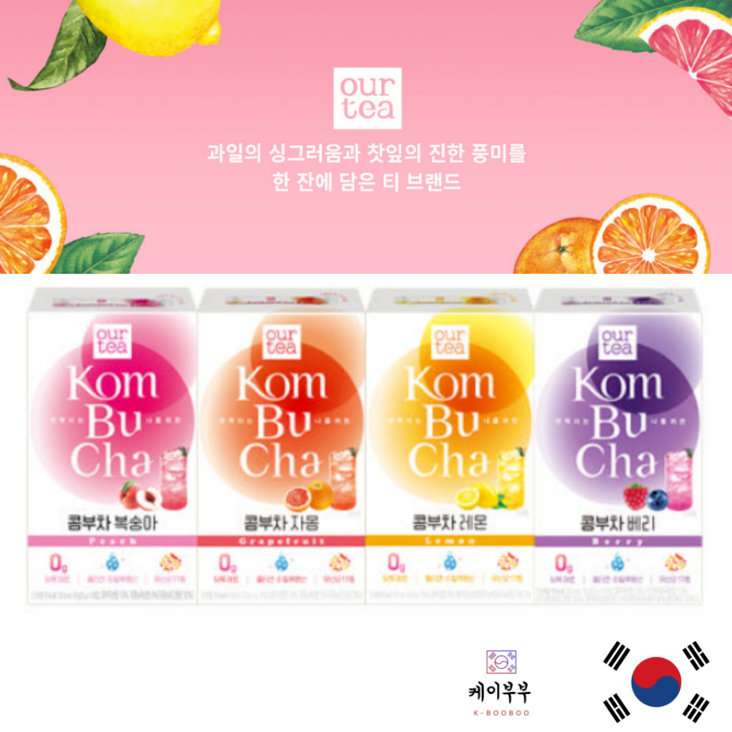 Our tea kombucha lemon Grapefruit Berry Kombucha powder Korea Food ...