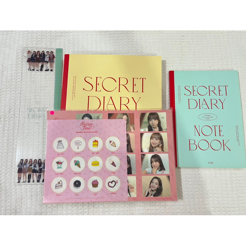 IZONE Secret Diary Photobook Set / Notebook / Sticker / IVE Wonyoung ...