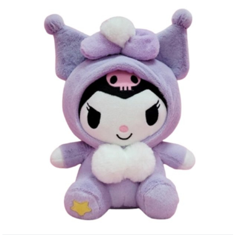 Sanrio Authentic Pastel 25cm Kuromi Cinnamoroll Pompom Purin Hello Kitty My Melody Pochacco ...